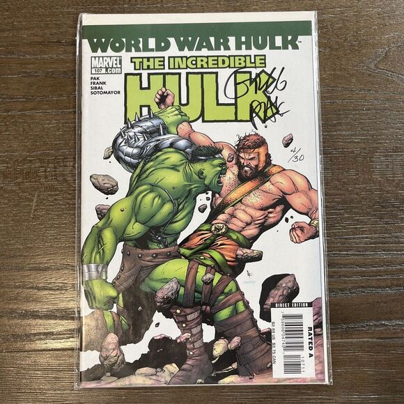 Marvel | Art | The Incredible Hulk 7 World War Hulk Event Hercules ...